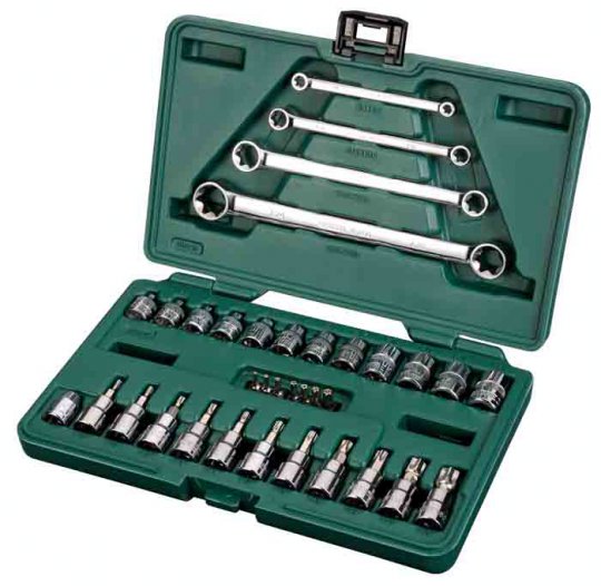 Sata 09010 1/4" and 3/8" Drive E-torx Socket and Wrench Set | TOOLS AND ...