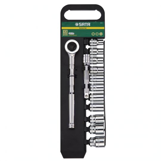 Sata 09525 13 Pc. 1/2" Drive 6 Point Metric Socket Set | TOOLS AND ...