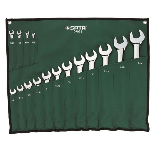 Sata 09074 SAE Combination Wrench Set | TOOLS AND MACHINERY MALAYSIA